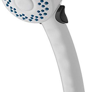 Delta Faucet Single-Spray Hand Held Shower Head, White 59462-WHB-PK, 0.5