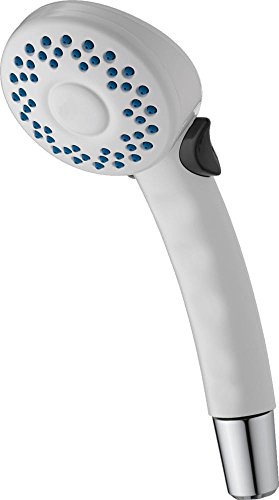 Delta Faucet Single-Spray Hand Held Shower Head, White 59462-WHB-PK, 0.5