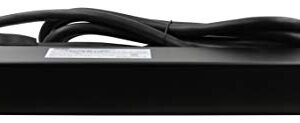 Prime Wire & Cable PB801120 6-Outlet Metal Power Strip with 14-3 SJT 10-Feet Cord,Black