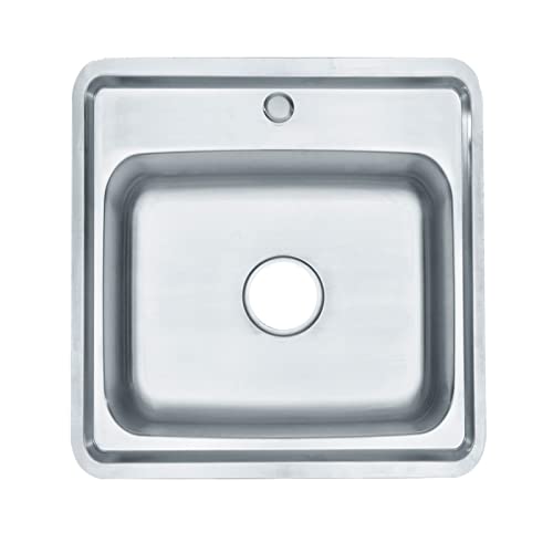 Wells Stainless Steel Single Bowl Topmount Kitchen Sink 1515-6