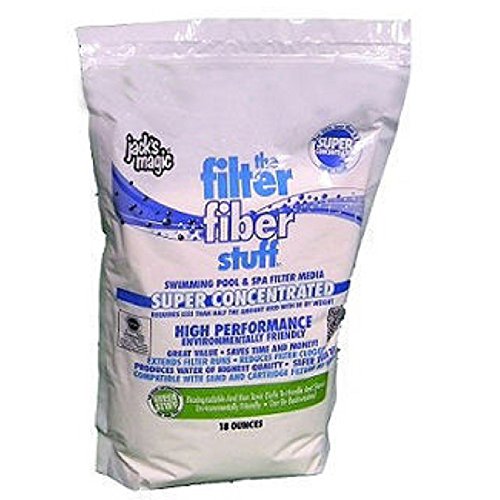 Jack's Magic The Filter Fiber Stuff Pool Filter Media 18 Ounce JMFIBER18