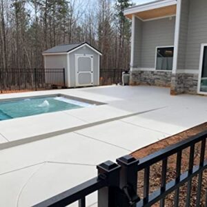 Cool Decking Pool Deck Paint For Coating - Waterproof Concrete Paint that Repairs, Seals, and Cools Your Surfaces - Covers 150 Square Feet