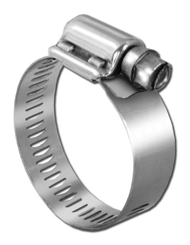 Pro Tie 33603 SAE Size 036 Range 1-13/16-Inch-2-3/4-Inch Very Heavy Duty All Stainless Hose Clamp, 2-Pack