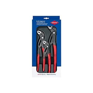 knipex 00 20 09 v02 "cobra" pliers set (3 piece)