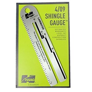 Haag 4/09 Shingle Gauge