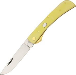 rough ryder work knife yellow synthetic