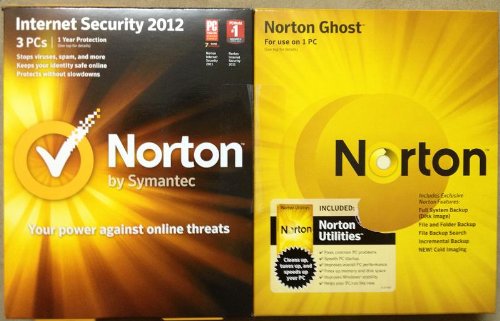 Norton Triple Bundle 2012- 3 Users on Internet Security and Utilities, 1 User on Norton Ghost