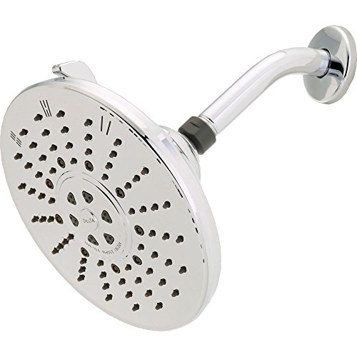 DELTA FAUCET -faucet 75353 8-Inch 3 Spray Massage Shower Head, Chrome