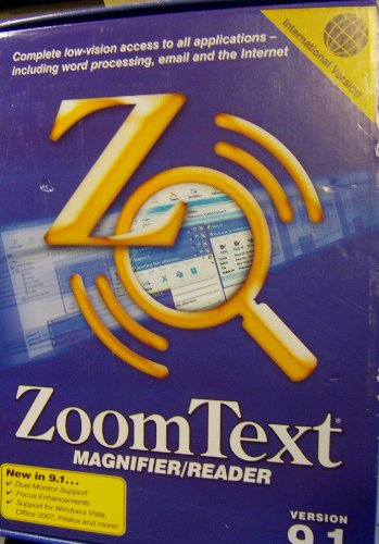 Zoom Text Magnifier Reader Version 9.1 International Version