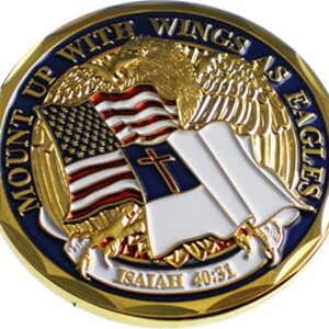 NEW "Mount Up With Wings As Eagles" Challenge Coin