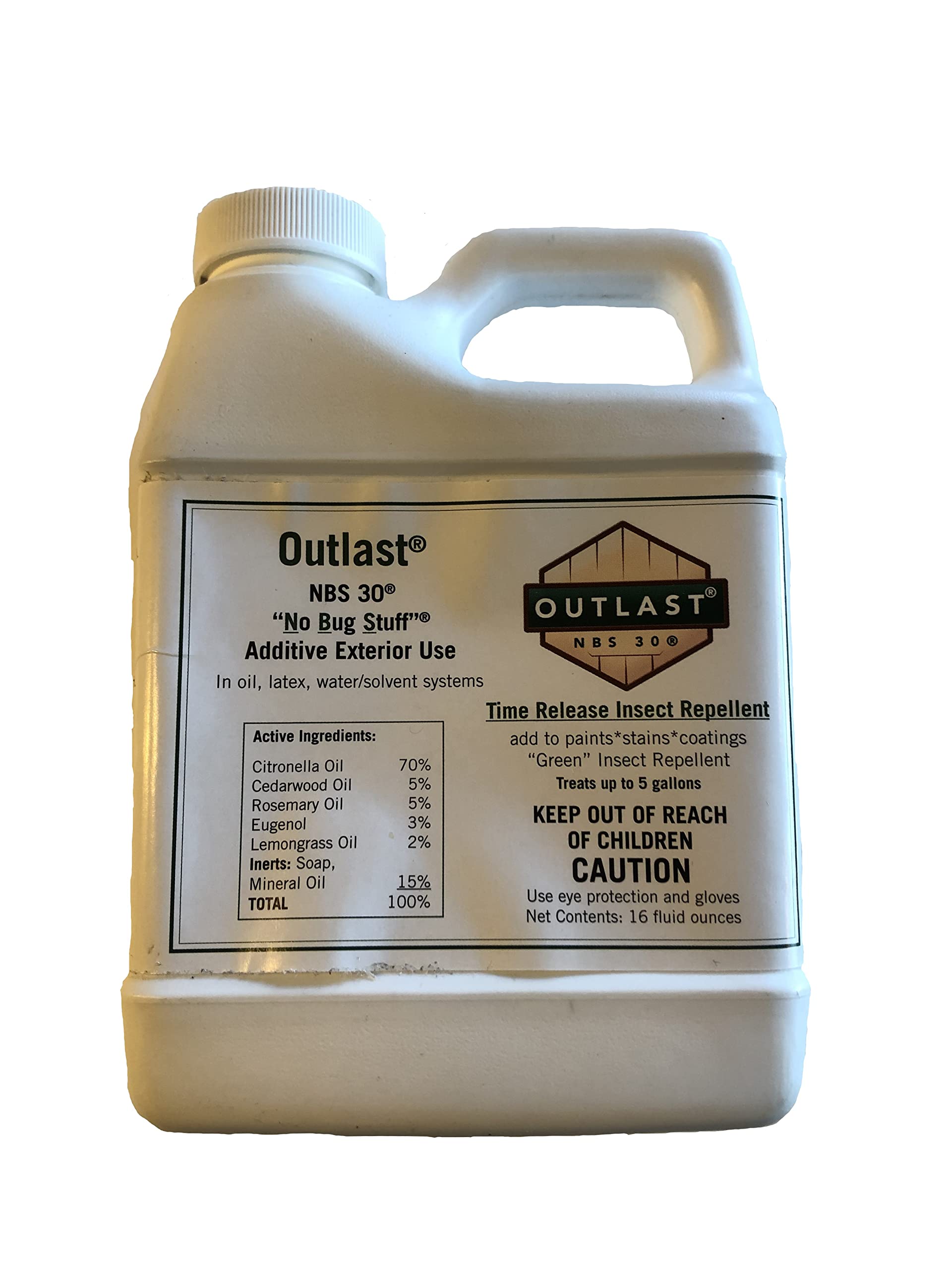 Outlast NBS30 - No Bug Stuff Paint Additive - 16 oz Bottle