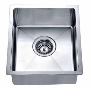 dawn bs121307 undermount single bowl bar sink, polished satin