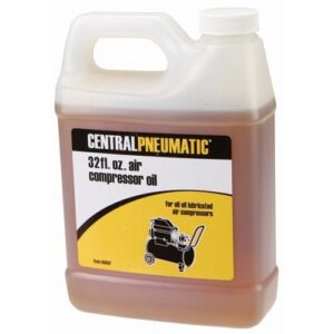 central pneumatic 32 fl. oz. compressor oil