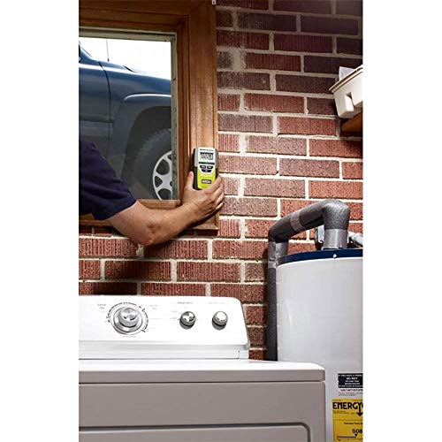 Ryobi E49MM01 Digital LED Pinless Moisture Meter for Softwood, Drywall, and Masonry (9 Volt Battery Included)