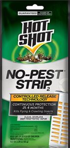 hot shot no-pest strip 2, controlled release technology kills flying and crawling insects 2.29 ounce (value pack of 3)