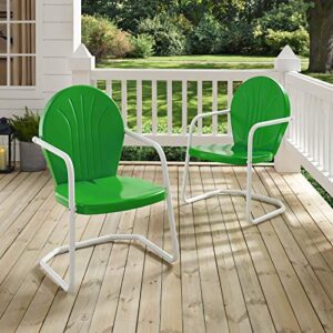 Crosley Furniture Griffith Metal Outdoor Chair - Grasshopper Green