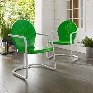 Crosley Furniture Griffith Metal Outdoor Chair - Grasshopper Green