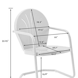 Crosley Furniture Griffith Metal Outdoor Chair - Grasshopper Green