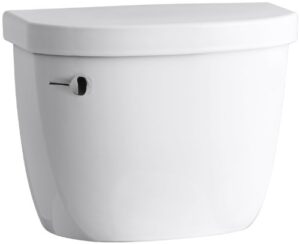 kohler k-4167-0 cimarron 1.6 gpf tank, white