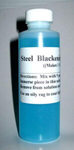 trednot 4 oz steel blackening concentrate, makes 2 1/2 pints, bluing solution, gun blue/black