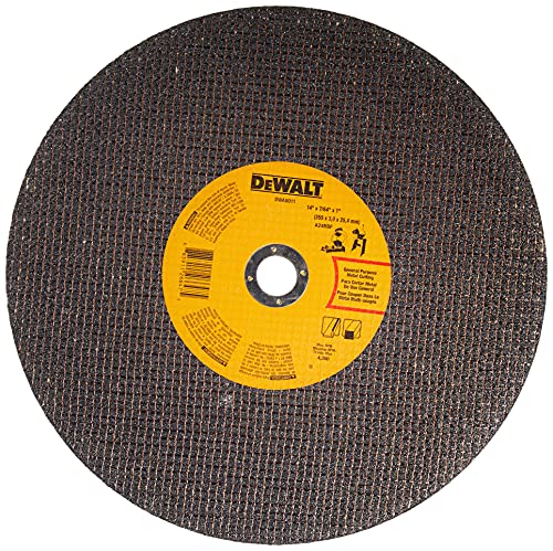 DEWALT Chop Saw Wheel, General Purpose, 14-Inch x 7/64-Inch x 1-Inch (DWA8011)