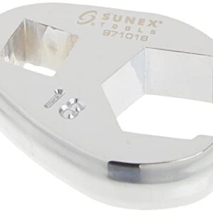 Sunex 971018 3/8-Inch Drive 18-mm Flare Nut Crowfoot Wrench