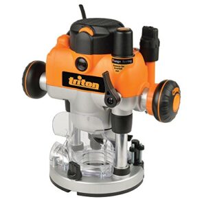 triton mof001 2-1/4 hp / 13 amp dual mode precision plunge router , orange