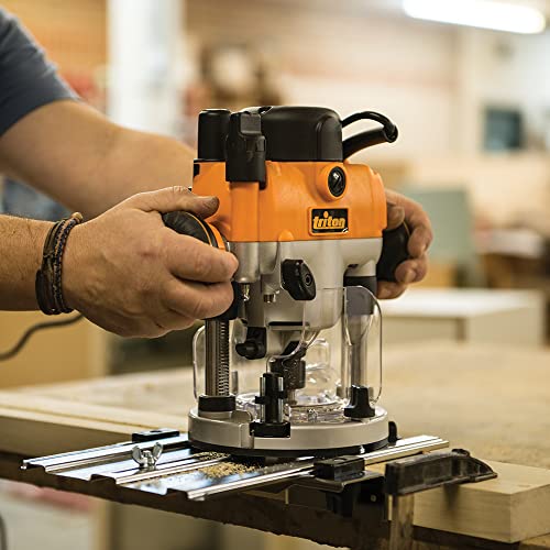 Triton MOF001 2-1/4 HP / 13 Amp Dual Mode Precision Plunge Router , Orange