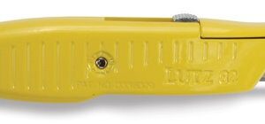 Lutz 30282#82 Safety Nose Retractable Blade Utility Knife - Yellow (82-YL)