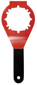 superior tools universal professional sink drain wrench, red, 3710