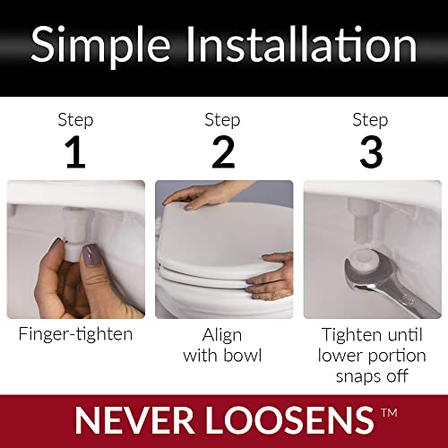 Mayfair STA-TITE Toilet Seat Fastening Hardware Upgrade Kit, STATITE