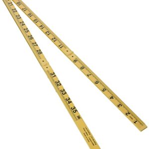 LEARNING ADVANTAGE Folding Meter Stick - Measure in Inches, Centimeters, Milimeters and Meters - Foldable Ruler for Metric and Imperial Measurement Systems