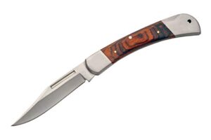 szco supplies 5-inch classic lockback folding knife brown