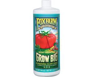 foxfarm grow big hydroponic quart (12/cs)