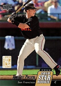 2010 upper deck baseball #28 buster posey rookie card