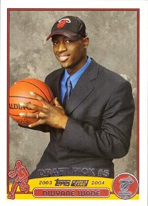 2003-04 topps basketball #225 dwyane wade rookie card