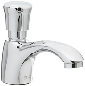 american standard 1340119.002 pillar tap metering faucet with extended spout 0.5 gpm, chrome