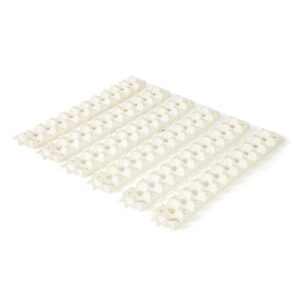 farm innovators 3400 quail rail fits 120 small eggs, for 3400 automatic egg turner, white (6 pack)