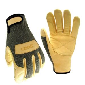 cestus welder series weldtech 1600c flame resistant welding glove, work, cut resistant, large (pack of 1 pair)