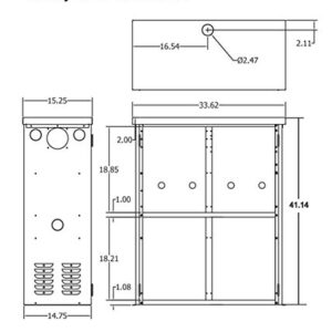 MidNite Solar MNBE-D Battery Enclosure