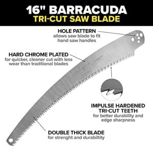 Jameson SB-16TE 16-inch Barracuda Tri-Cut Replacement Blade for Pole and Hand Saws