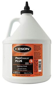 keson pm105black - marking chalk waterproof black 5 lb.