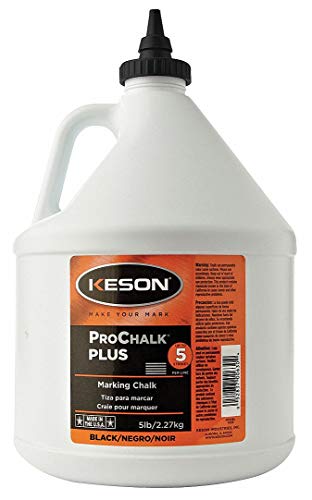 Keson PM105BLACK - Marking Chalk Waterproof Black 5 lb.