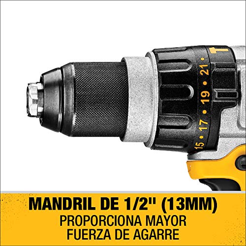 DEWALT 20V MAX* Hammer Drill, 1/2-Inch, Tool Only (DCD985B)