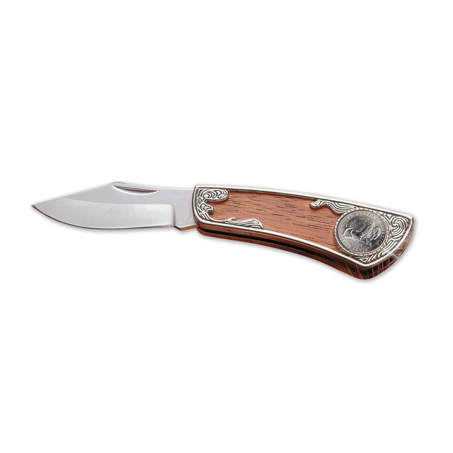 2005 Westward Journey Bison Nickel Pocket Knife