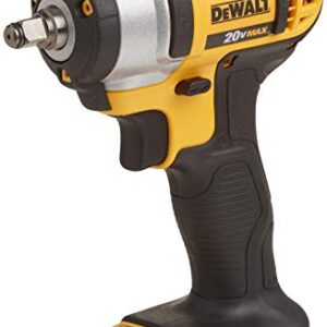 DEWALT 20V MAX* Cordless Impact Wrench with Hog Ring, 3/8-Inch, Tool Only (DCF883B)