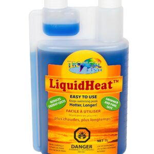 TROPICAL FISH LIQUID SOLAR BLANKET - Liquid Heat - Solar Pool Cover in a Bottle -Reduce Evaporation, Conserve Heat- 1L(33.8oz)