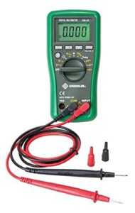 greenlee - dmm, 600v ac/dc, 10a, cap,temp, elec test instruments (dm-45), black