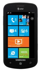 samsung focus i917 gsm 3g windows phone 7 smartphone at&t new