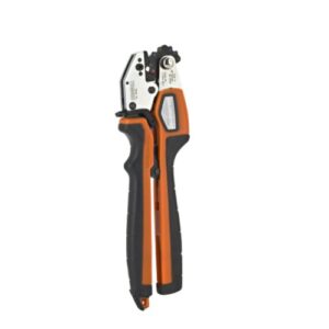 thomas & betts tbm45s crimping tool with shure stake mechanism for 8 through 2 copper and 10 through 6 aluminum lugs